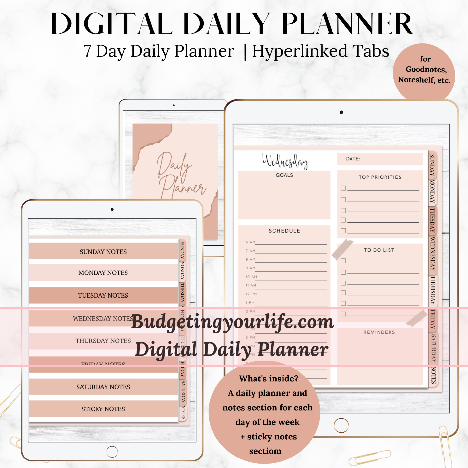 Digital Debt-Free Planner - Budgeting Your Life