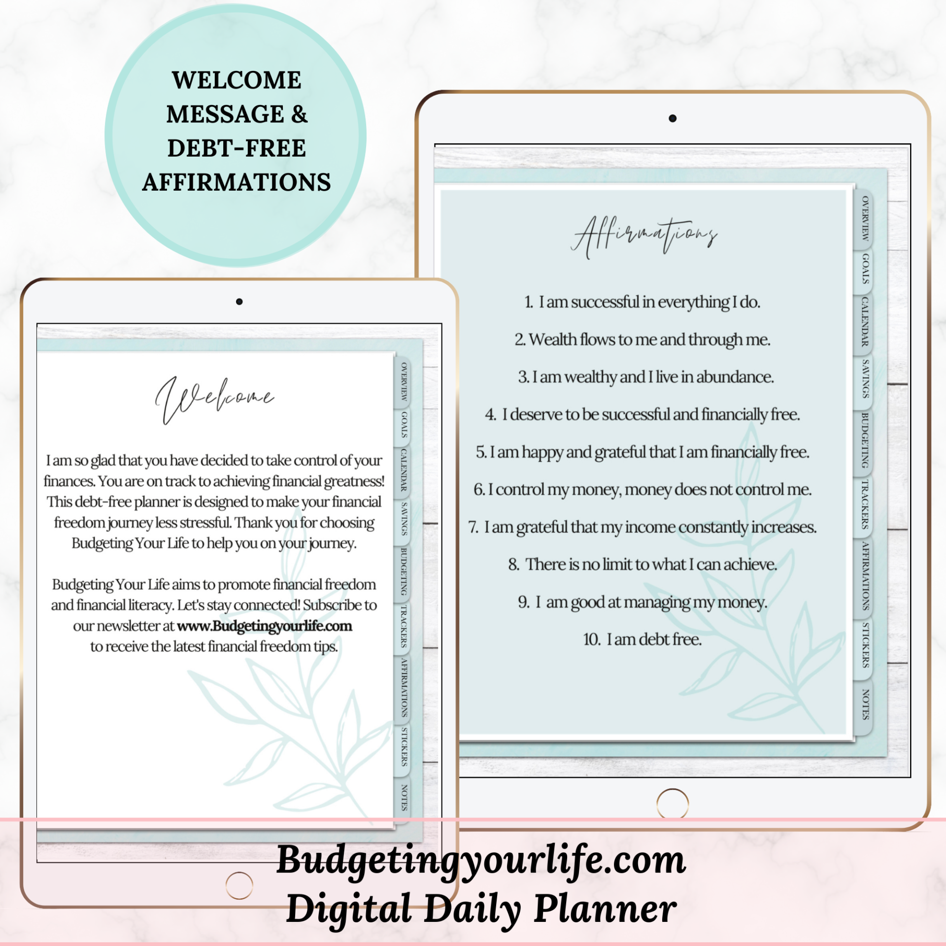 Digital Debt-Free Planner - Budgeting Your Life