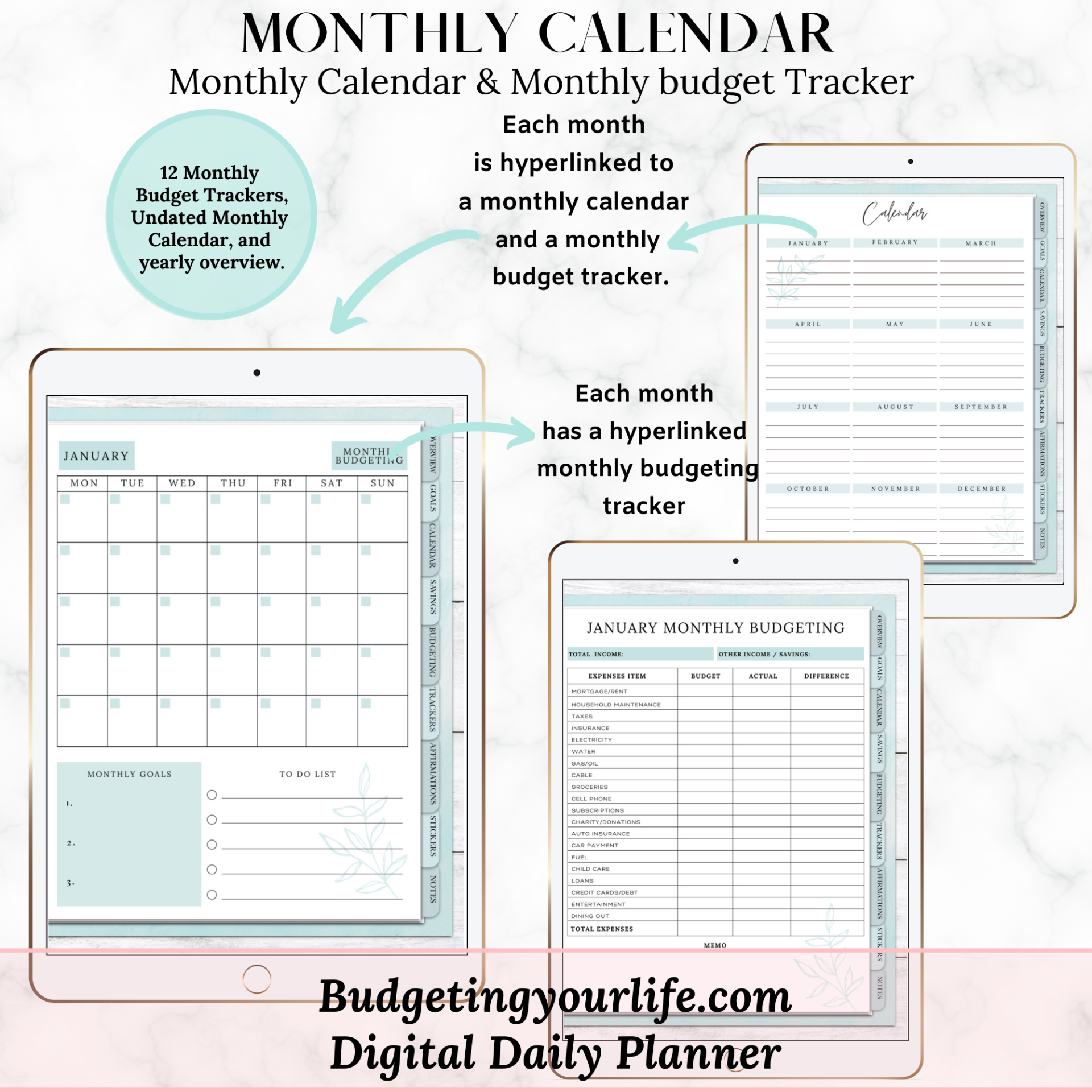 Digital Debt-Free Planner - Budgeting Your Life