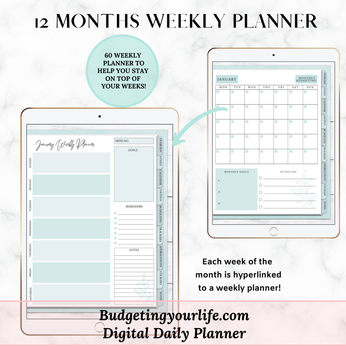 Digital Debt-Free Planner - Budgeting Your Life