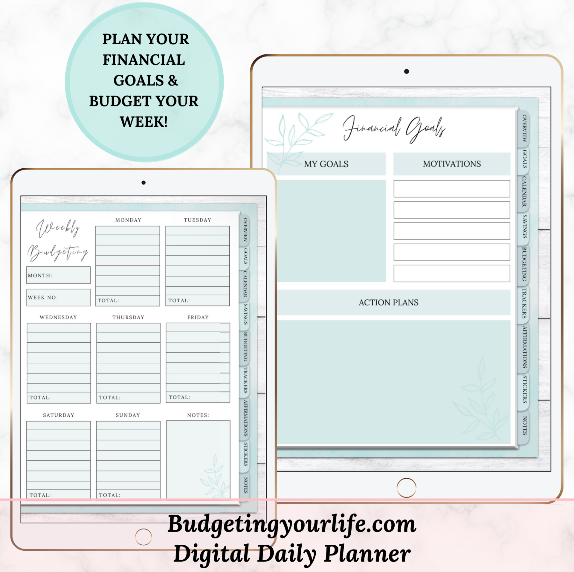 Digital Debt-Free Planner - Budgeting Your Life