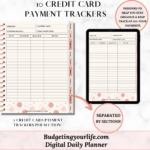 Credit Card Debt Digital Planner - Budgeting Your Life
