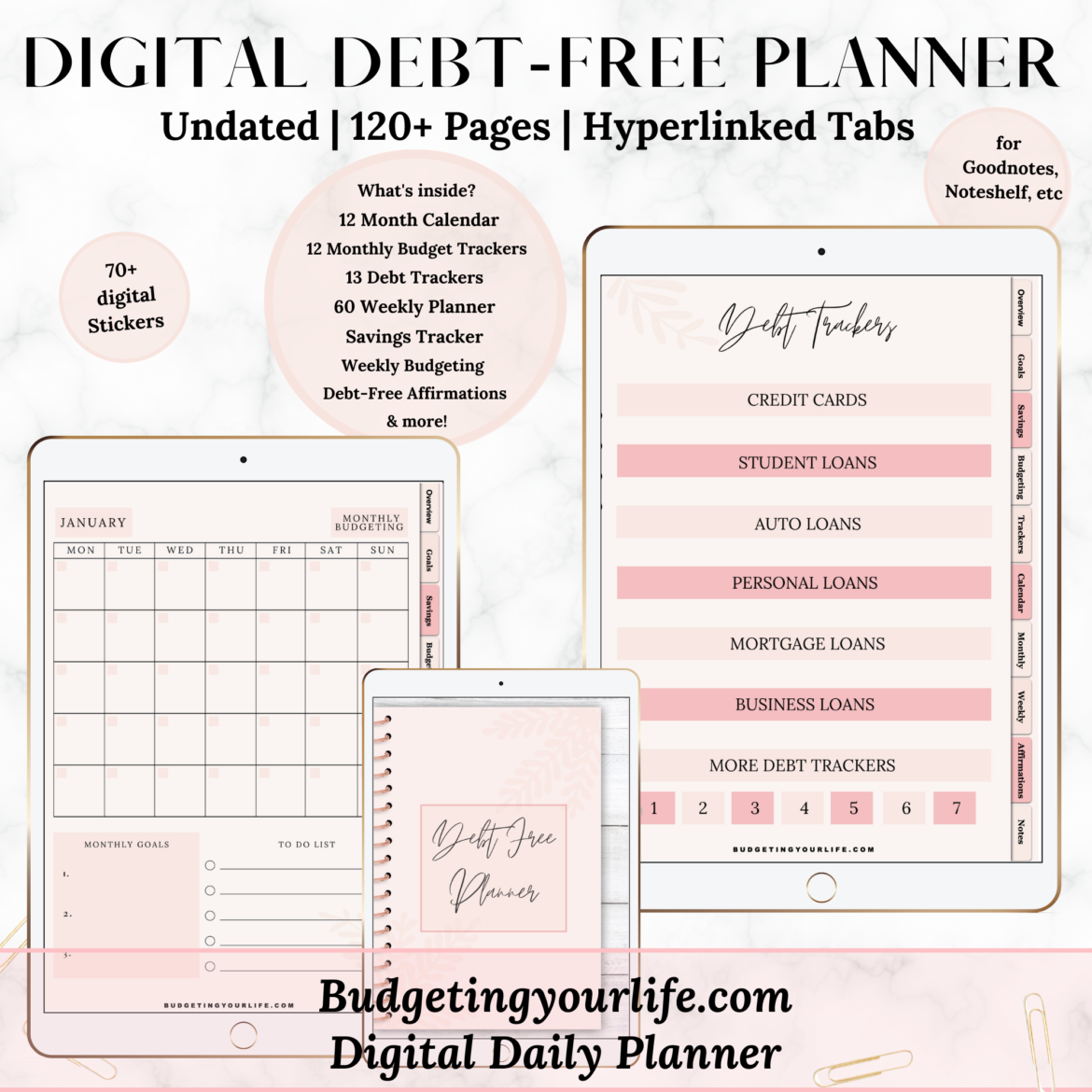 Credit Card Debt Digital Planner - Budgeting Your Life